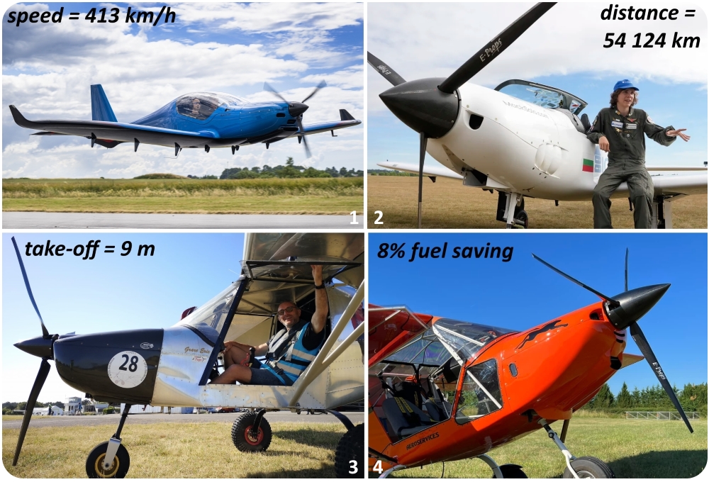 E-PROPS: the lighest Carbon-Titanium Propellers for Aircraft